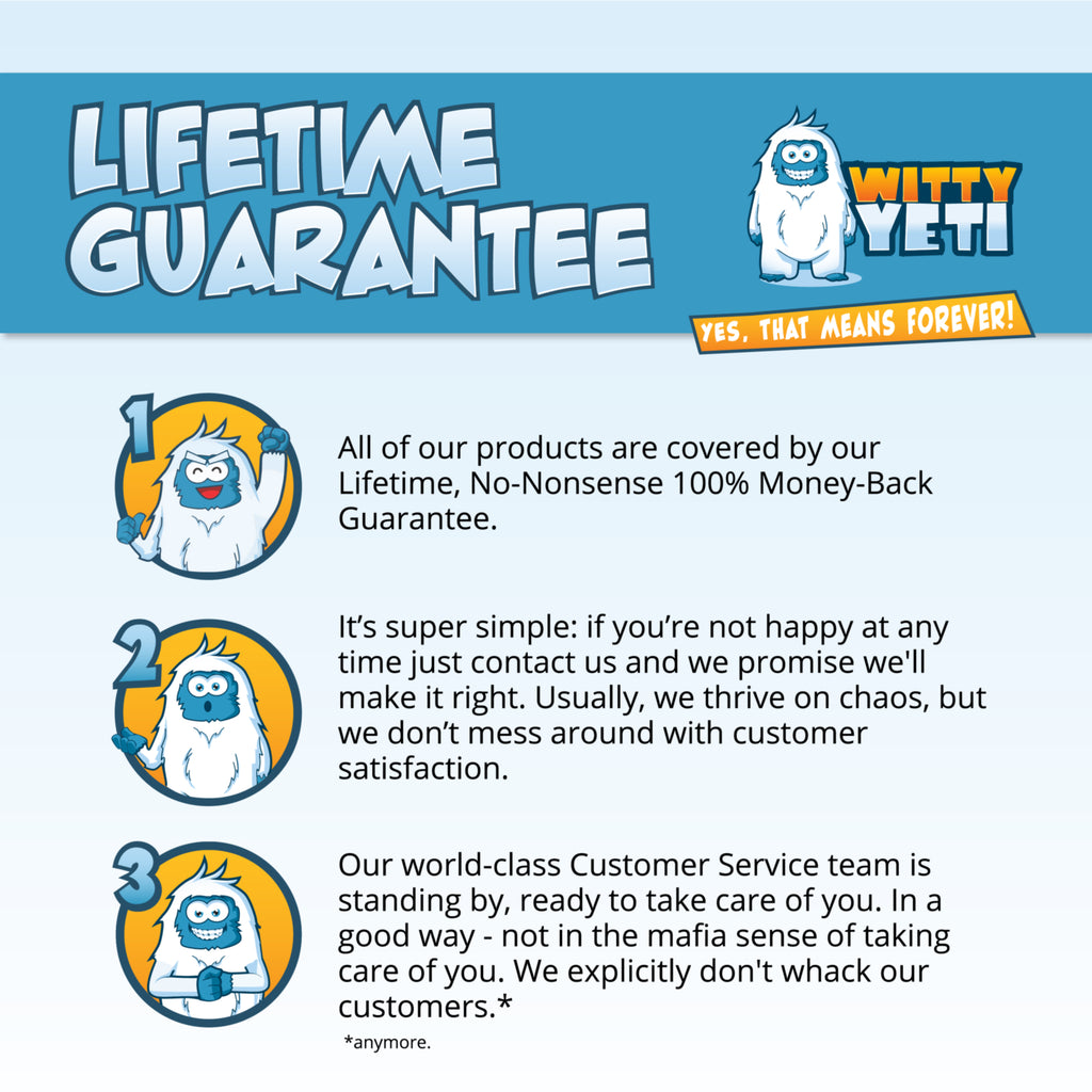 Witty Yeti Funny Novelty Prank Survival Kit for Gag Gift